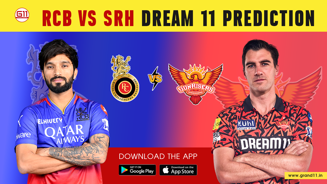 Royal Challengers Bengaluru (RCB) Vs Sunrisers Hyderabad (SRH), 65th Match of IPL 2025, Match ...